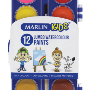 MARLIN KIDS 12 WATER COLOURS + - Park Avenue Stationers