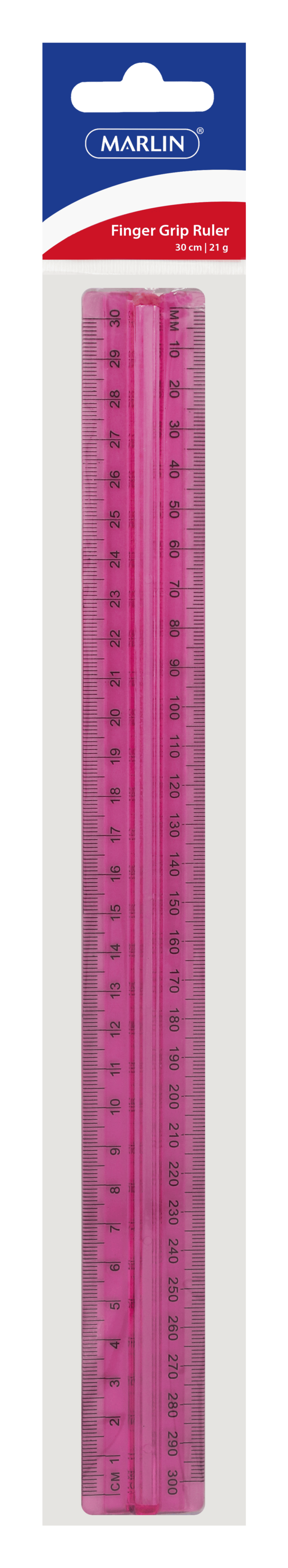 MARLIN FINGER GRIP RULERS 30CM - Park Avenue Stationers