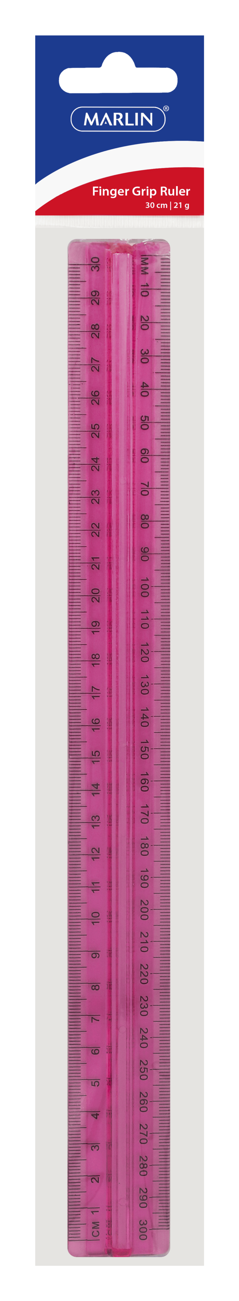 MARLIN FINGER GRIP RULERS 30CM - Park Avenue Stationers