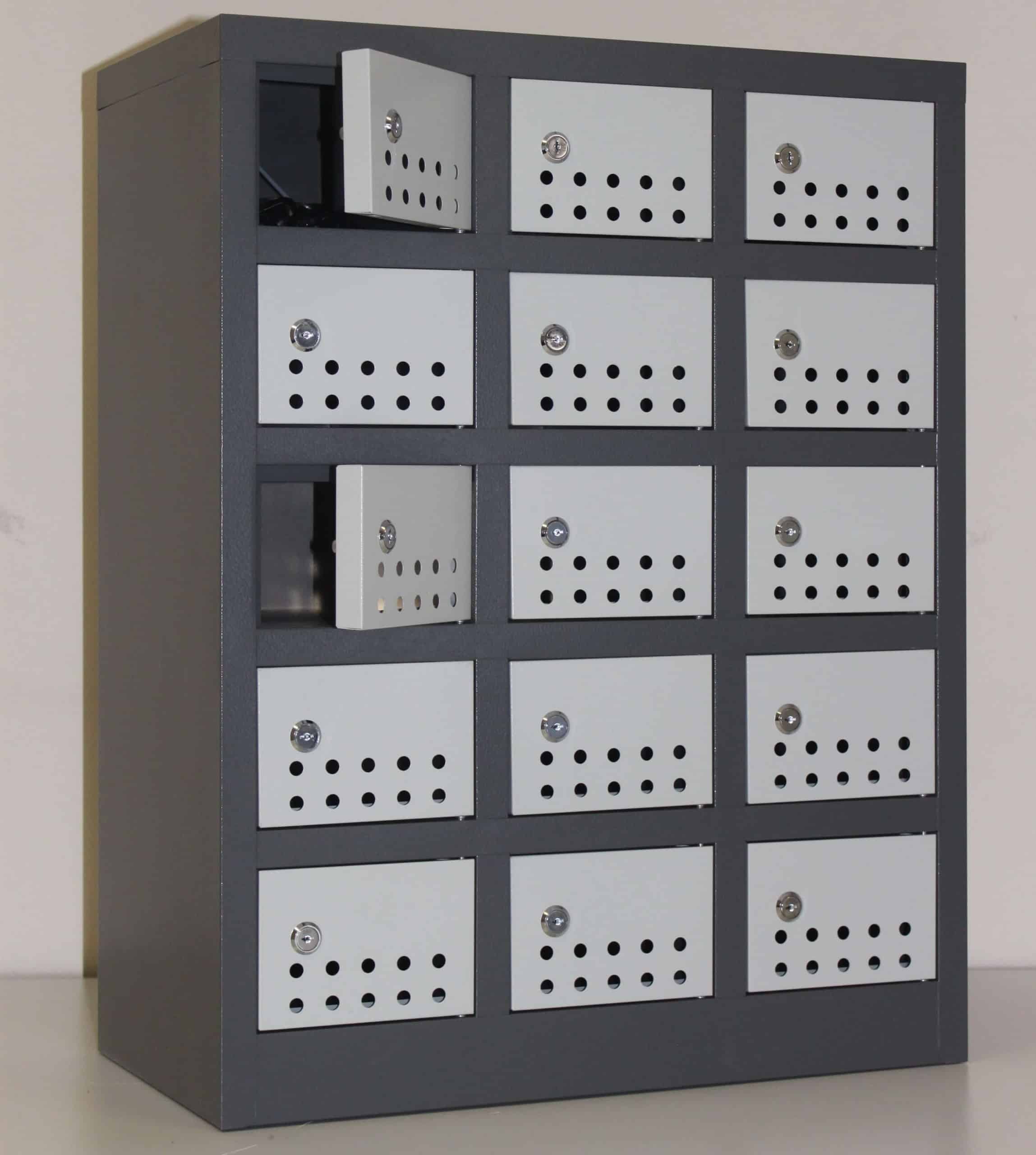 15 COMPARTMENT CELLPHONE LOCKER - Park Avenue Stationers
