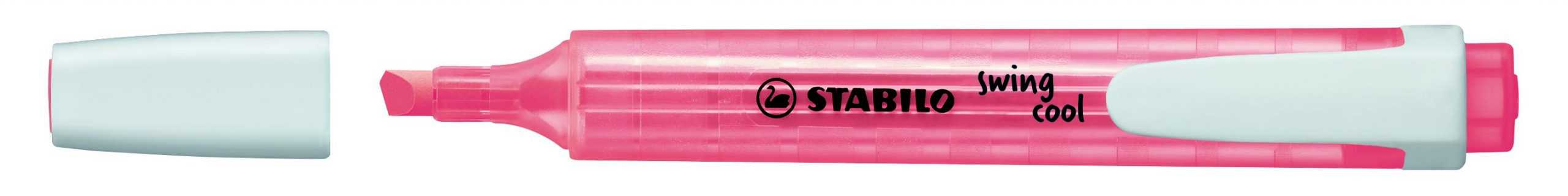 STABILO Swing Cool Highlighter: Red Each - Park Avenue Stationers