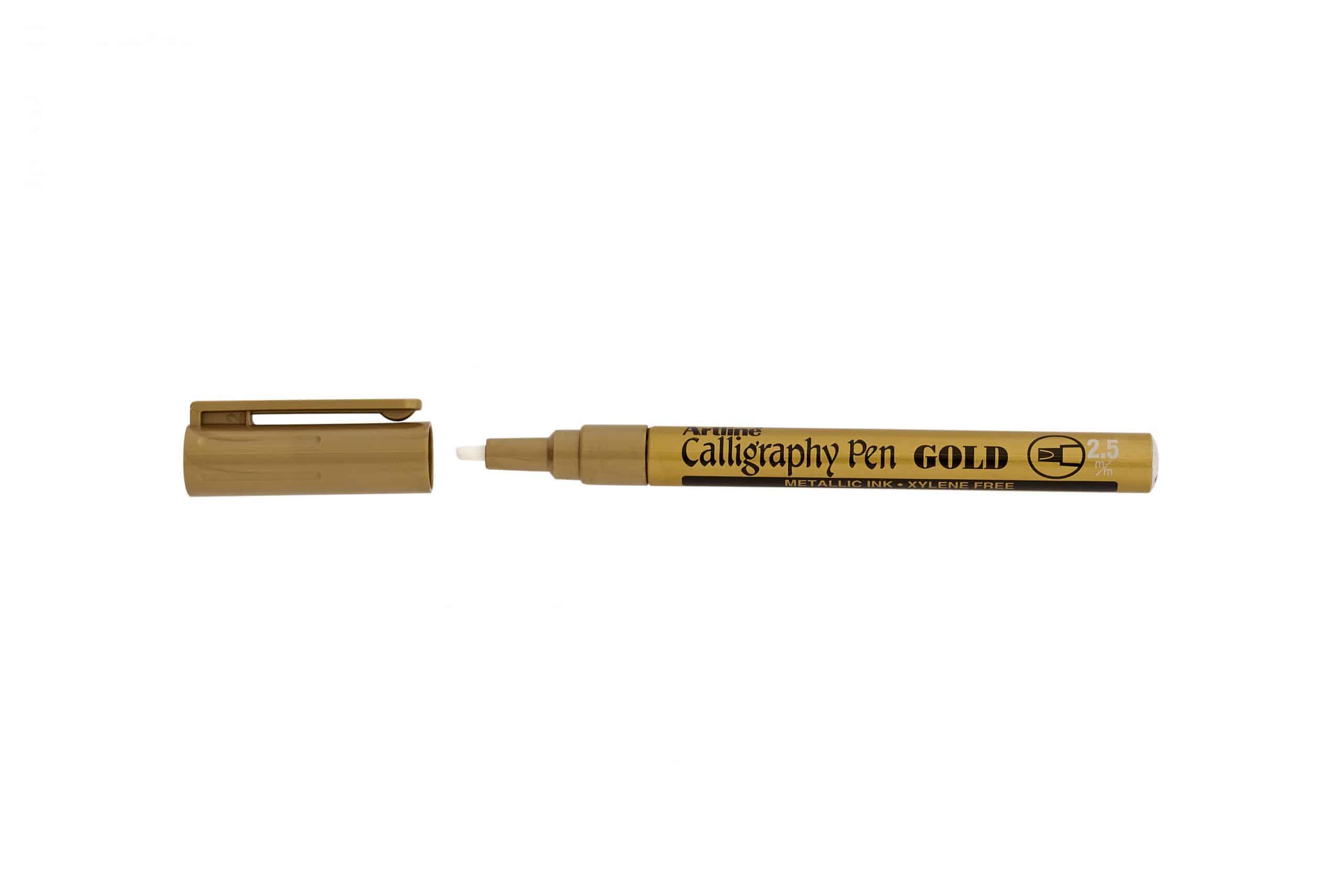 EK993XF Gold Calligraphy Marker Chisel - Park Avenue Stationers