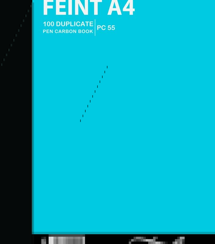 PEN CARBON BOOK A5 TRIPLICATE INVOICE *Butterfly* - Park Avenue Stationers