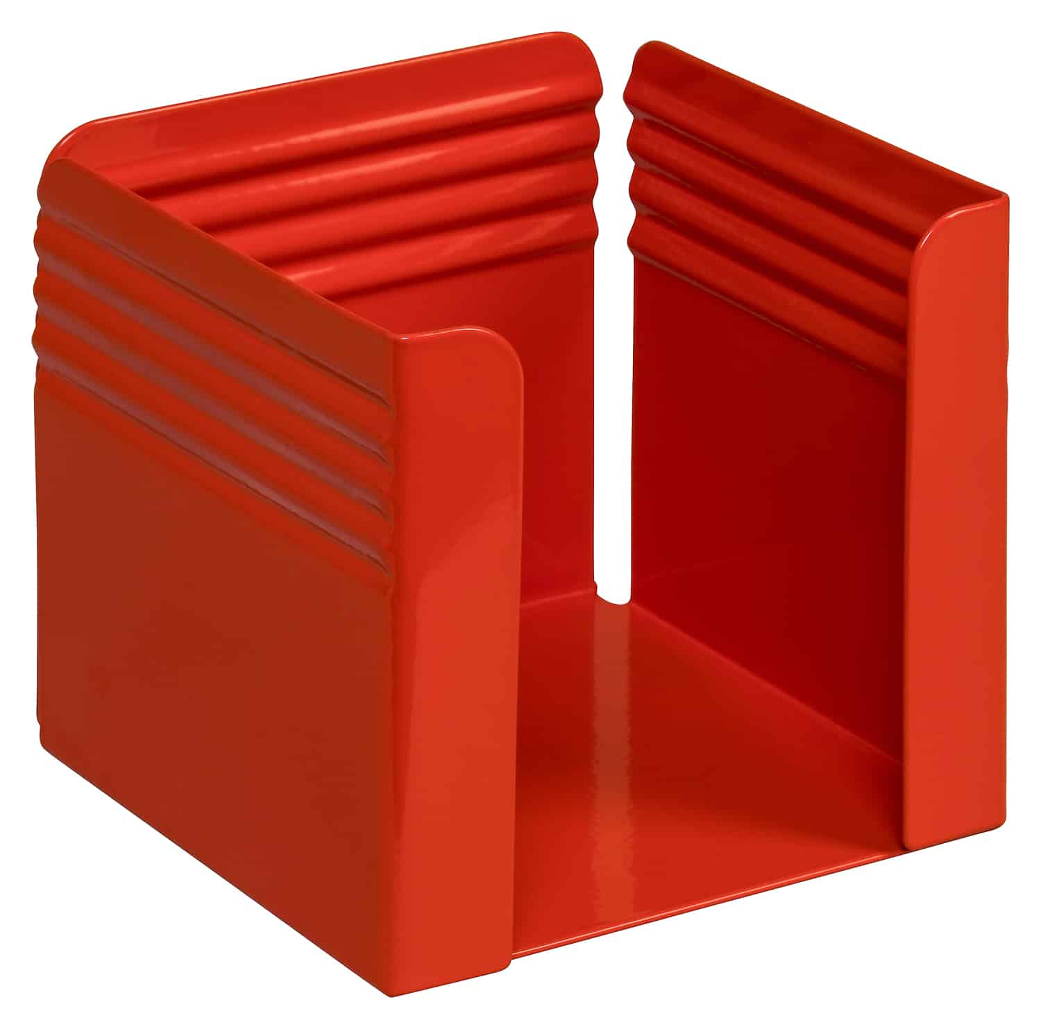 Krost Fluted Paper Cube Red - Park Avenue Stationers