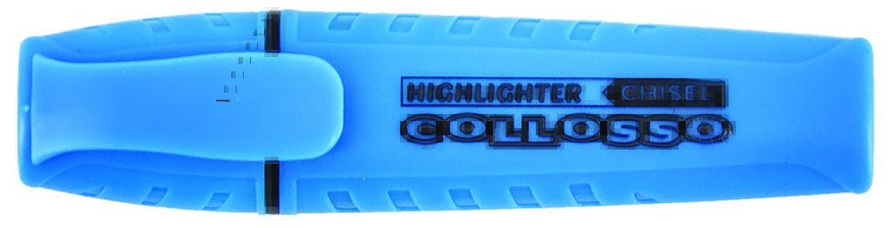 Collosso Highlighters Chisel Tip BLUE TCH-54 - Park Avenue Stationers