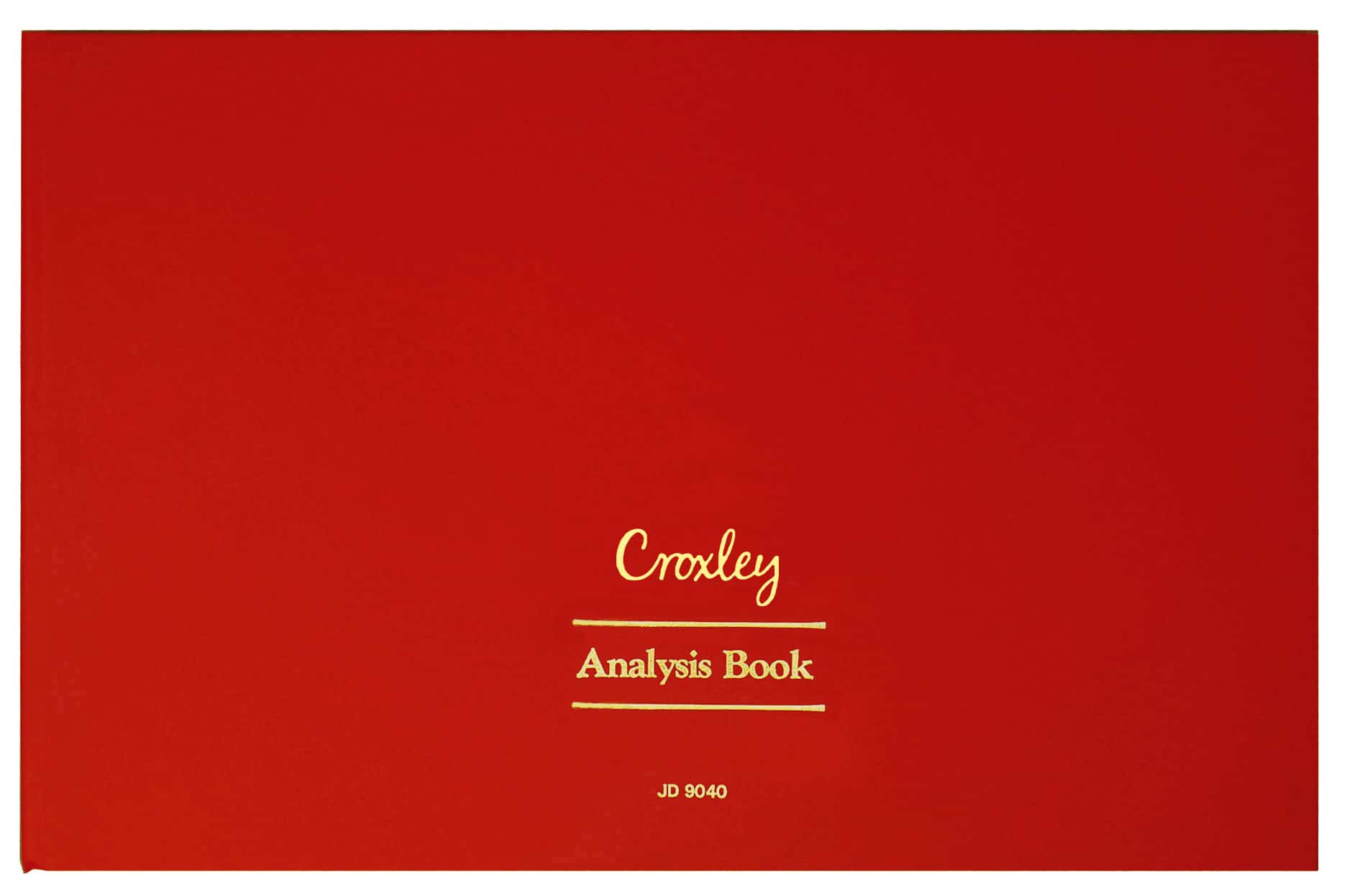 CROXLEY JD9040 Analysis Book 40 Cash Columns On Two Pages - Park Avenue ...