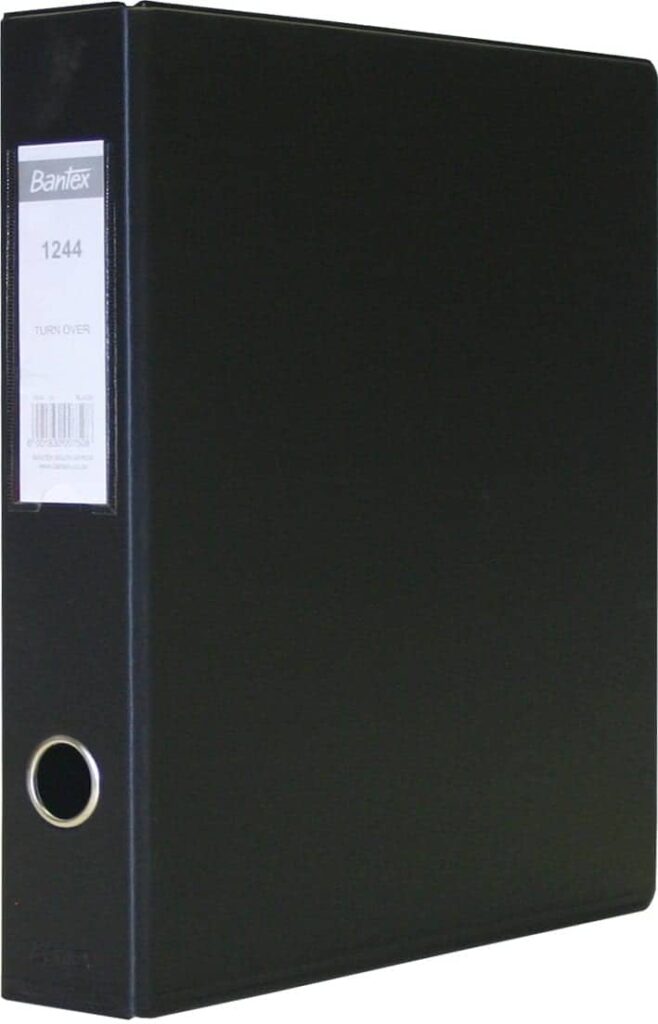 Bantex A4 - 2 D-ring label holder.Strong-Line?? reinforced edge, spine ...