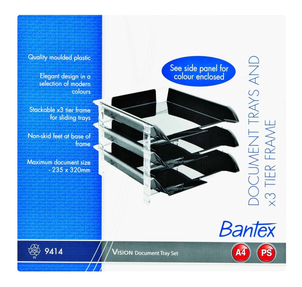 Bantex 9414 Tray Set-3 - Park Avenue Stationers