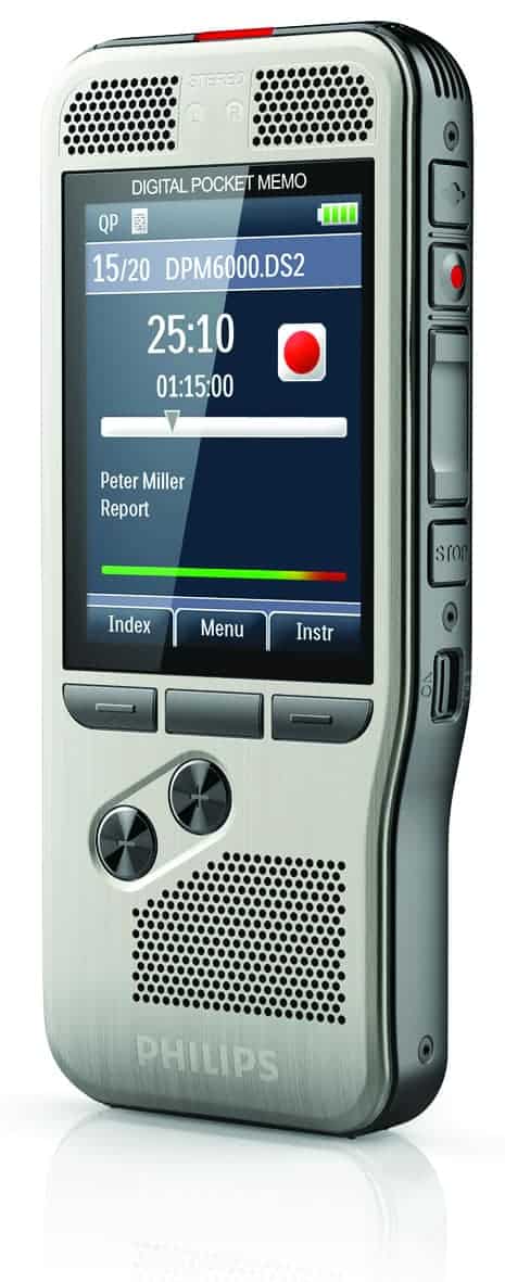Philips DPM6000 Digital Pocket Memo Semi-Professional - Park Avenue Stationers