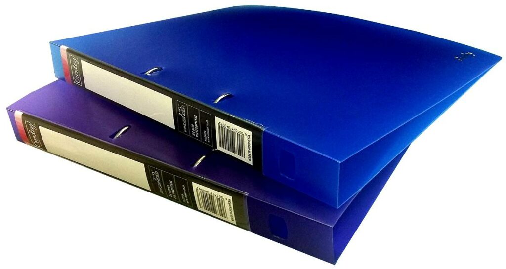 CROXLEY 2D PP Ring Binder Assorted Each - Park Avenue Stationers