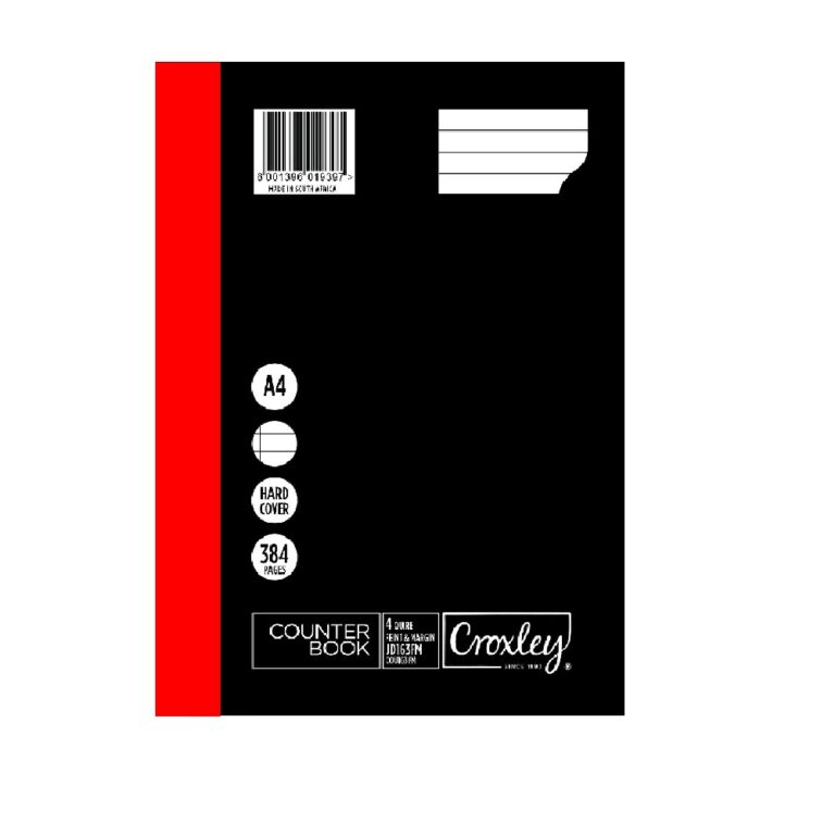 A6 128 Page Memo Book Feint&Margin HardCover - Park Avenue Stationers
