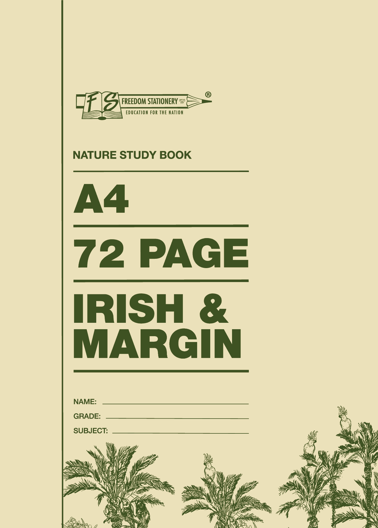 72p A4 Nature Study Books I/m - Park Avenue Stationers