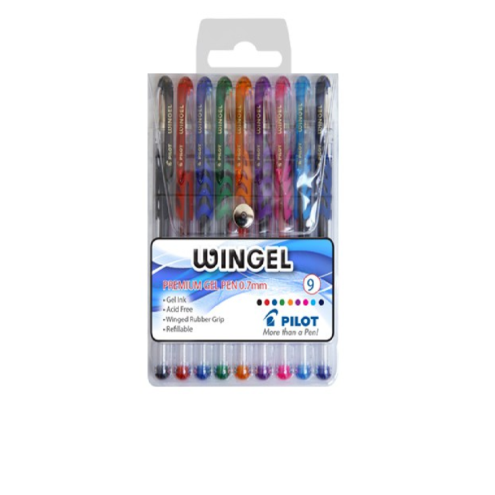 Pilot Pen Wingel Wallet of 9 (7+2 free) - Park Avenue Stationers