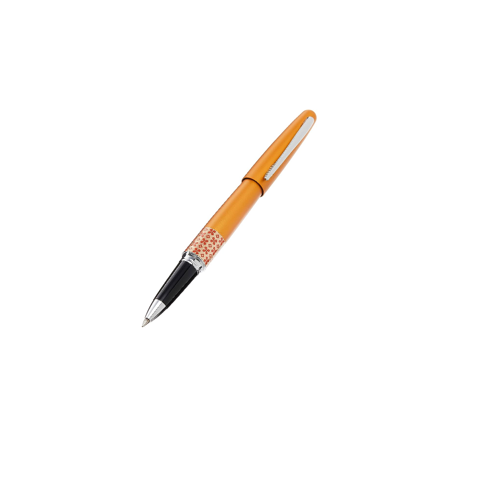 Pilot Pen Mid Range Gel Orange Flower Barrel - Black Ink - Park Avenue ...