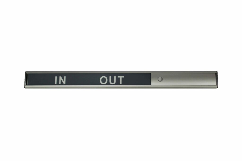 SIGN FRAME 50 x 600mm IN/OUT SLIDE & MESSAGE STRIP - Park Avenue Stationers