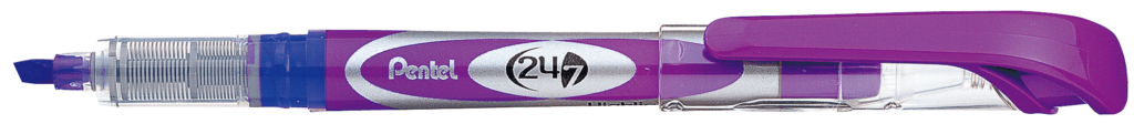 Pentel SL12 4mm Multi-purpose Chisel Tip Liquid Highlighter VIOLET ...