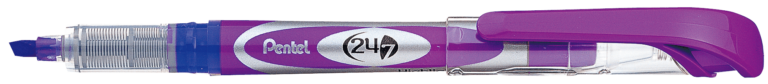 Pentel SL12 4mm Multi-purpose Chisel Tip Liquid Highlighter VIOLET ...