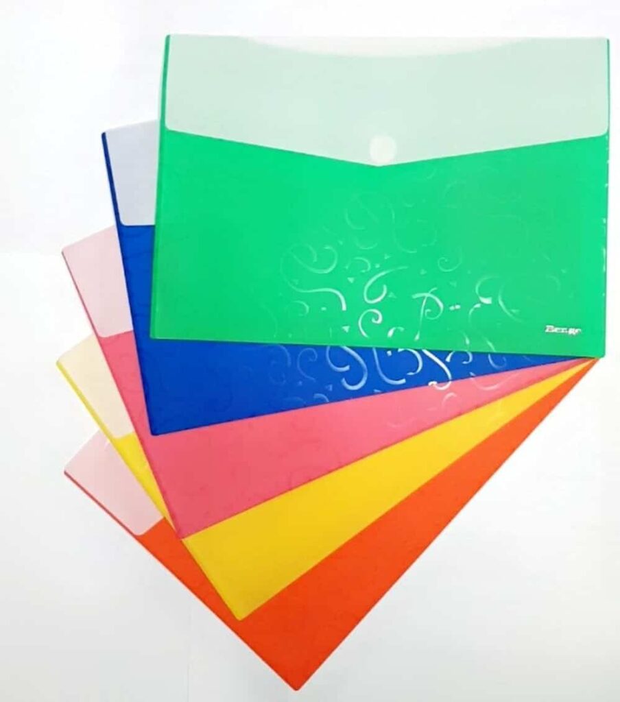 Benge A4 D/lyr Carry Folder Blue - Park Avenue Stationers