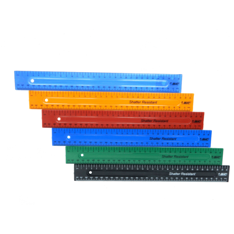 Ruler Shatterproof 30cm Each - Park Avenue Stationers