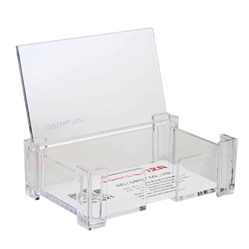 DELI 7621 CLEAR BUS CARD BOX - Park Avenue Stationers