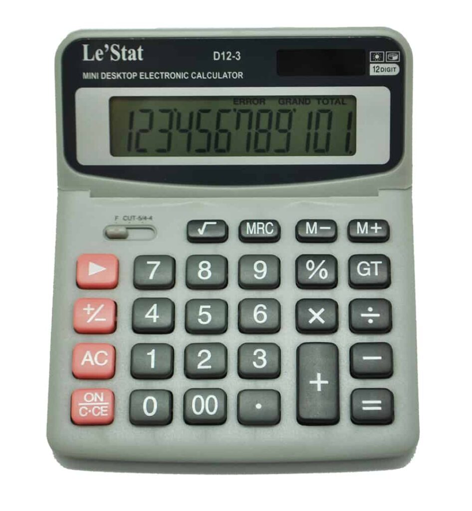 Le'stat 12d Calculator Small D12-3 - Park Avenue Stationers