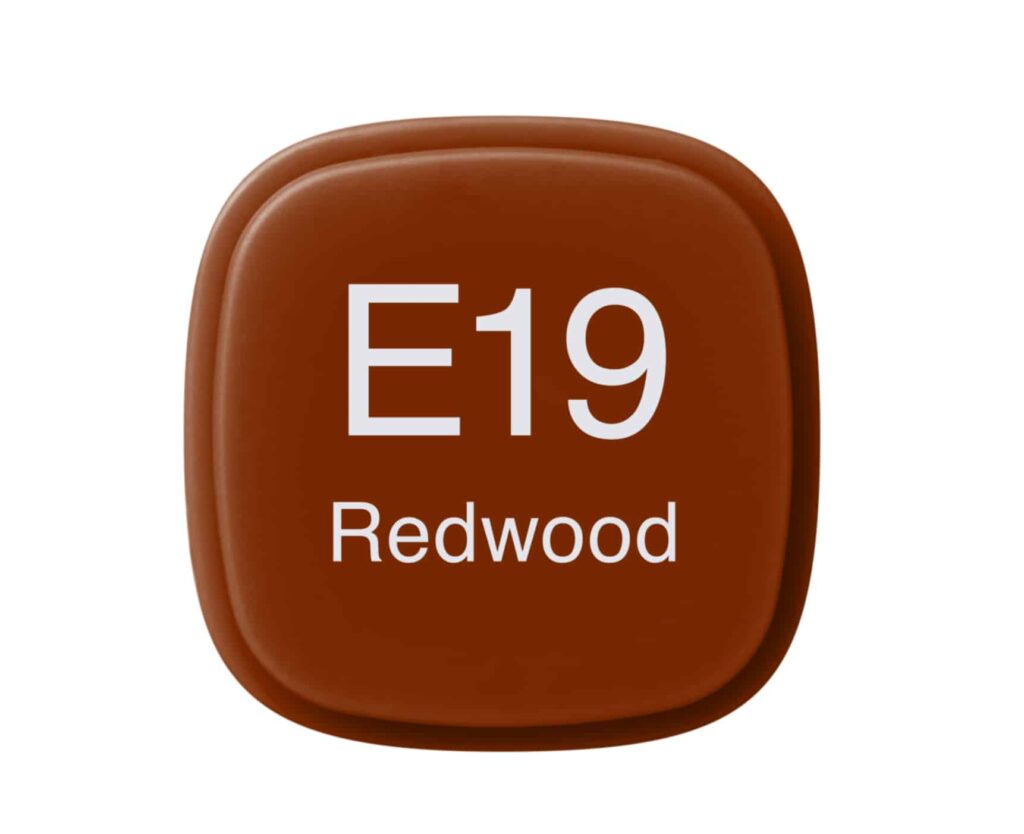 Copic Pro. Marker E19 Redwood - Park Avenue Stationers