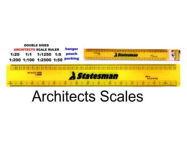 Flat Architectural Scale Rulers - Park Avenue Stationers