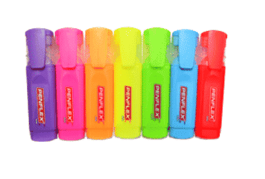 Penflex Hi-glo Highlighter Blue - Park Avenue Stationers