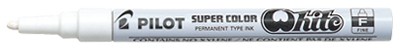 Pilot Super Colour Paint Marker Fine White - Park Avenue Stationers