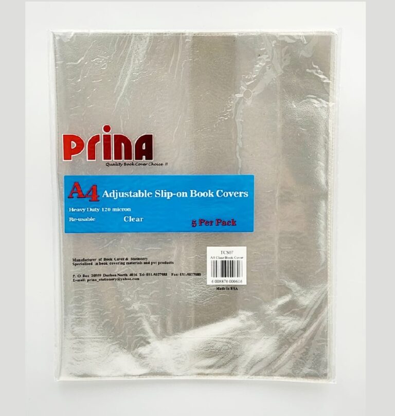 Adjustable Slipon Plastic Cover A4 5Pk Prina120M Heavyduty - Park ...