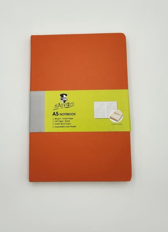 ESP A5 NOTEBOOK ORANGE JOURNAL *DAFRIQUE* - Park Avenue Stationers