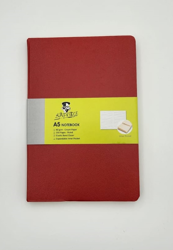 Esp A5 Notebook Red Journal *Dafrique* - Park Avenue Stationers