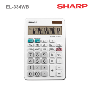 Sharp El334wbv 12d Elec Calculator - Park Avenue Stationers
