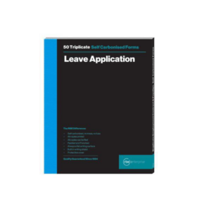 Leave Application Book - A5 - 50s *RBE* triplicate - Park Avenue Stationers