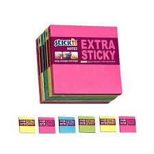 STK'N NOTE EXTRA STICKY 76X76 NEON(540) 21659 - Park Avenue Stationers