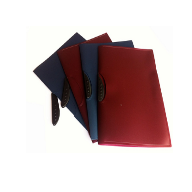 Donau Swing Clip File Mett Blue - Park Avenue Stationers