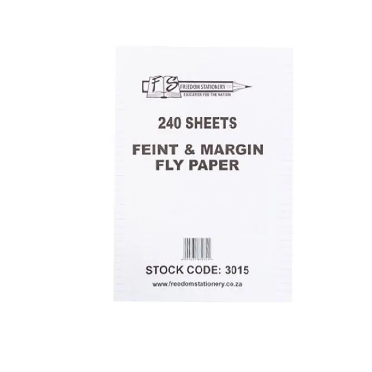 3015 A4 Fly Paper F&M Double Sheet (240) FS - Park Avenue Stationers