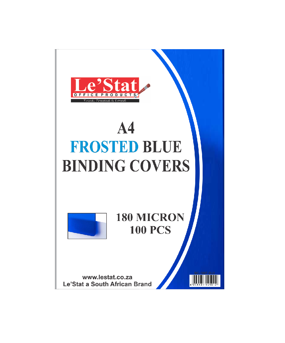 L'Stat Frosted 180Mc (100) Blue - Park Avenue Stationers