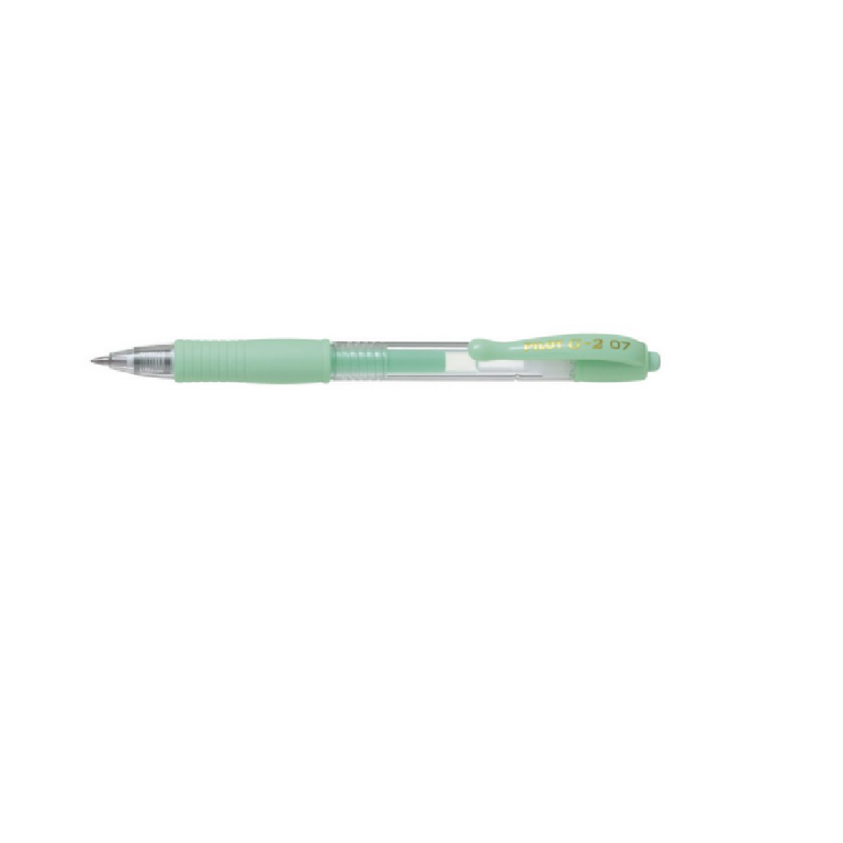 Pilot Bl-g2-7 Pag Pastel Green Pen - Park Avenue Stationers