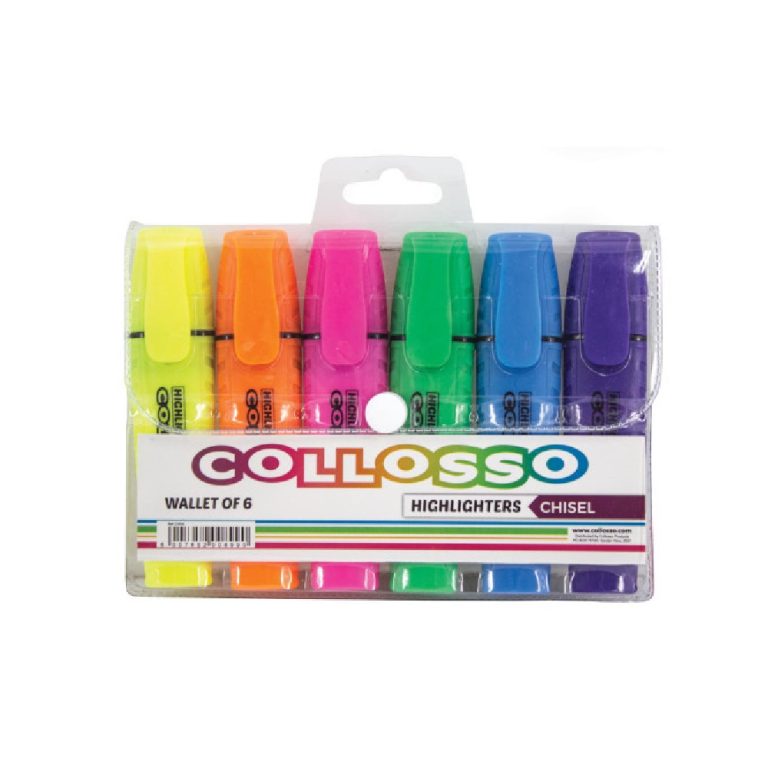 Collosso T/line Highliter 4's - Park Avenue Stationers