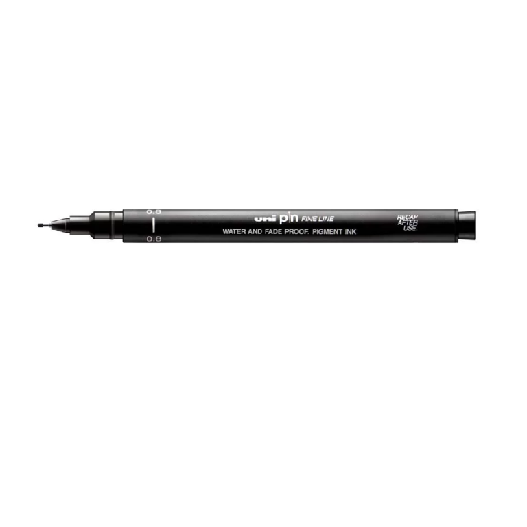 Uni Pin Fine Line Drawing Pen 0.8mm - Park Avenue Stationers