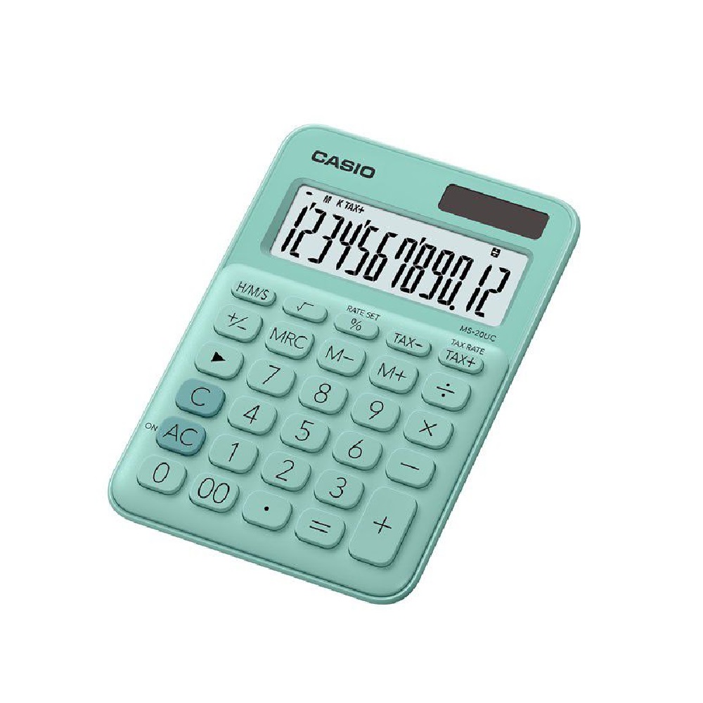 Casio Ms-6Nc 8D Calculator Green - Park Avenue Stationers
