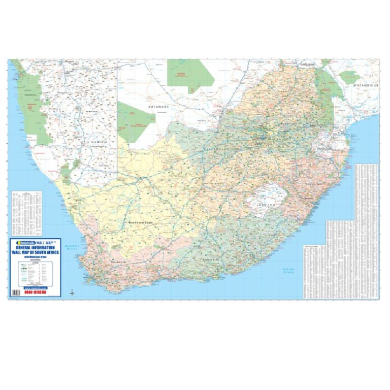 General Info Map of SA - Park Avenue Stationers