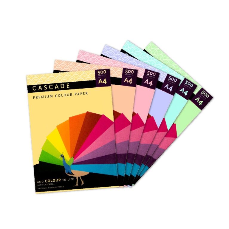 Cascade A3 80Gsm Red Paper (500) - Park Avenue Stationers