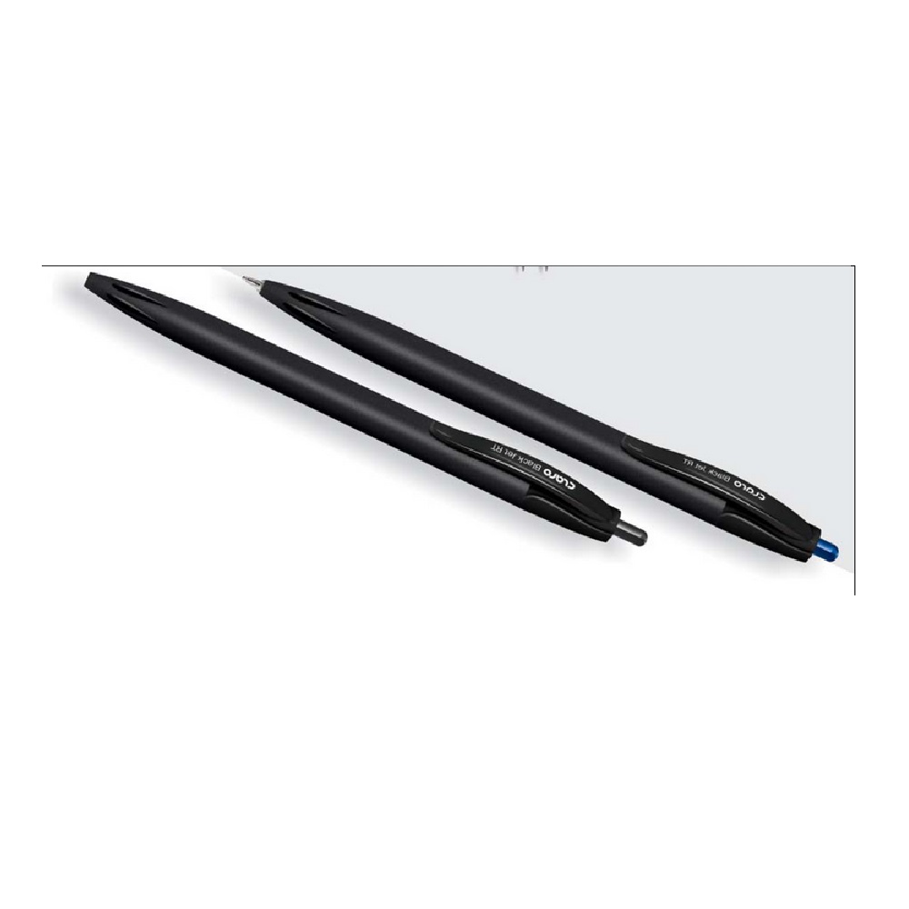 Claro Black Jet Retractable Ballpen Black (1) - Park Avenue Stationers