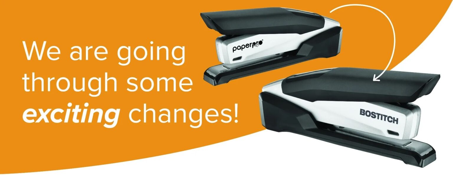 Bostitch Paperpro 1108 Desktop Full Strip Stapler Black Grey 25Sheet ...