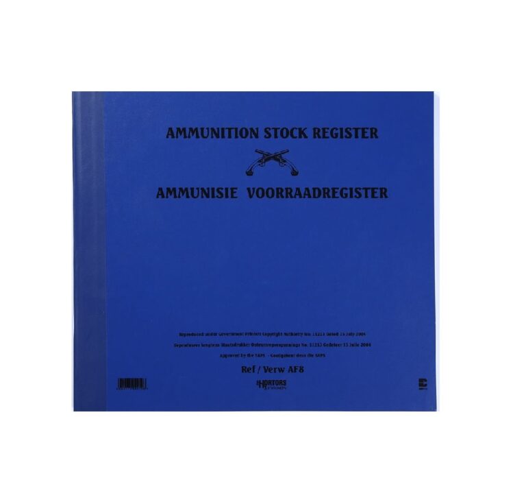 FIREARM STOCK+SAFE REGISTER - Park Avenue Stationers