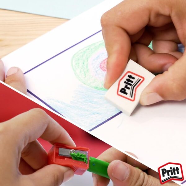 Pritt Jumbo Erasable Crayons (12) - Park Avenue Stationers